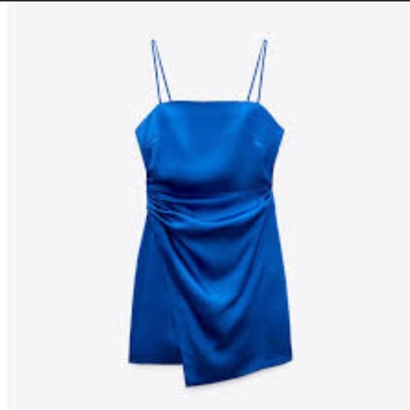 Zara | Dresses | Zara Royal Blue Dress | Poshmark